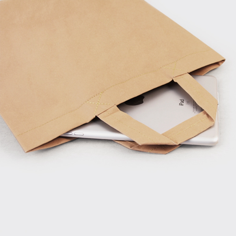 Waterproof strong and durable washed kraft paper bag from China ...