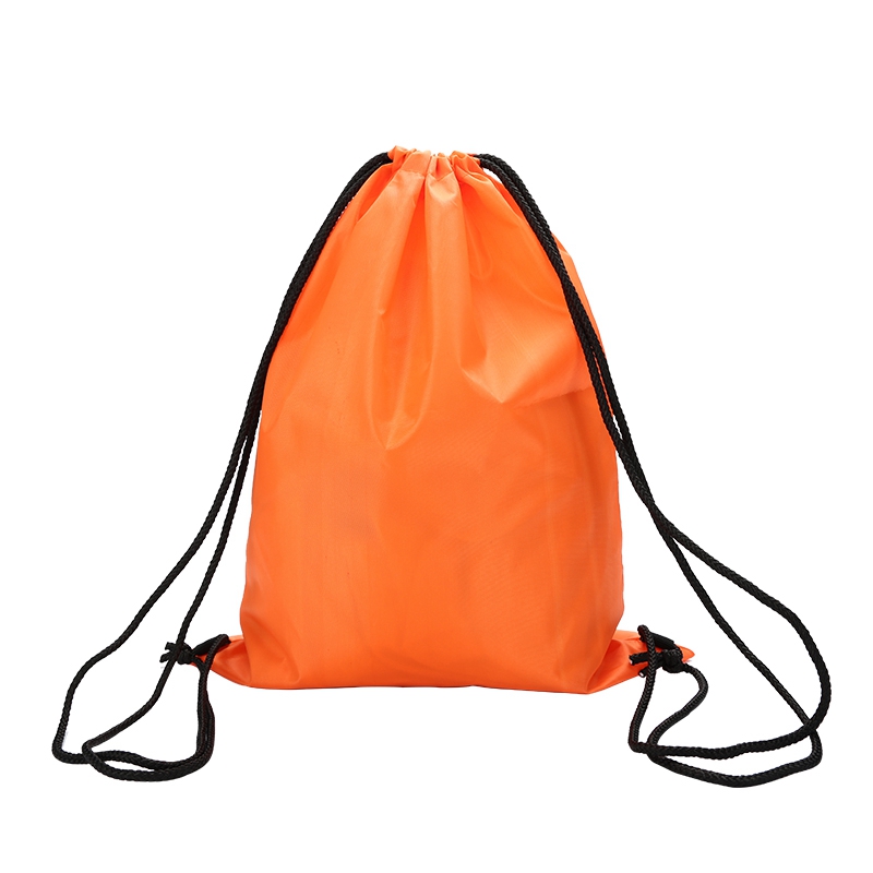 Custom logo sports waterproof drawstring polyester backpack bag - Buy ...